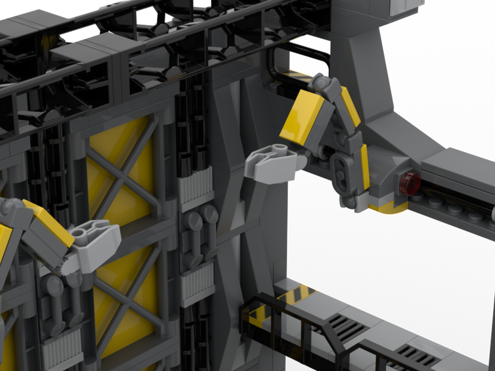 Lego Moc Mech Hangar By Mhbricks Rebrickable Build With Lego