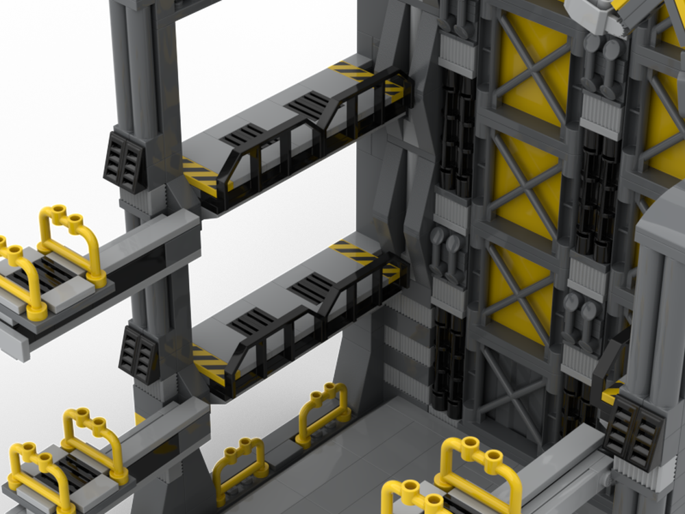 Lego Moc Mech Hangar By Mhbricks Rebrickable Build With Lego
