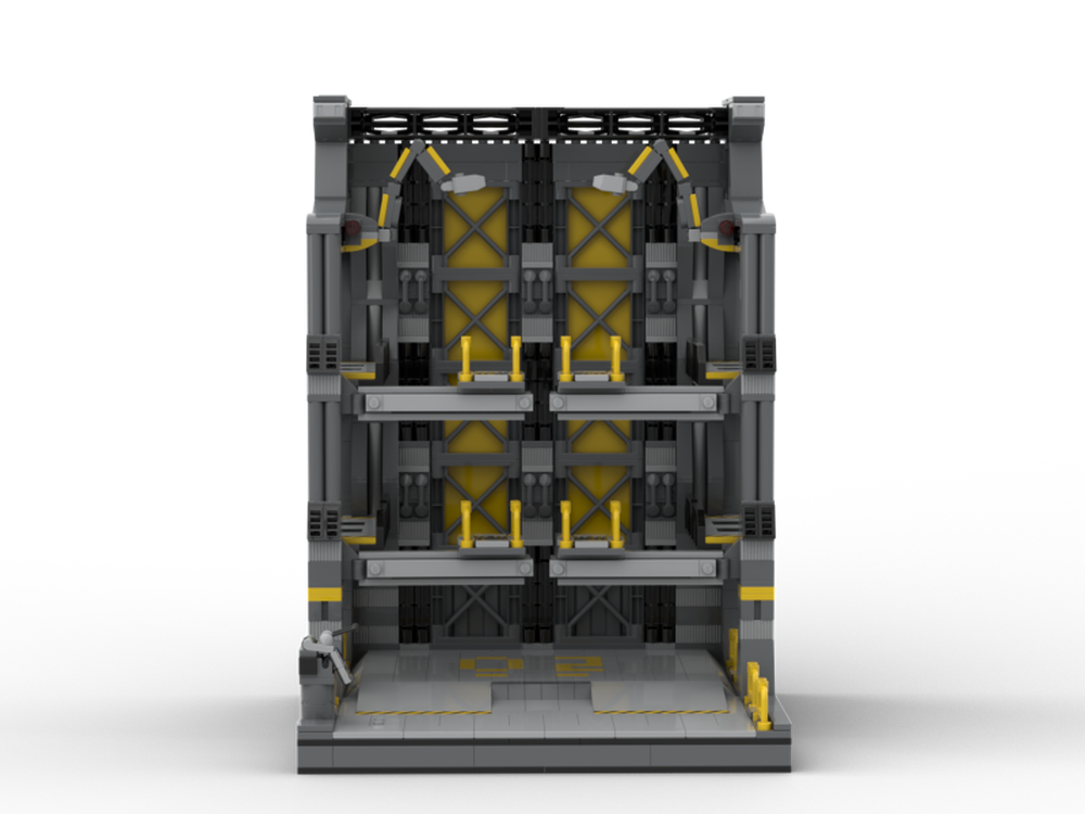 Lego Moc Mech Hangar By Mhbricks Rebrickable Build With Lego