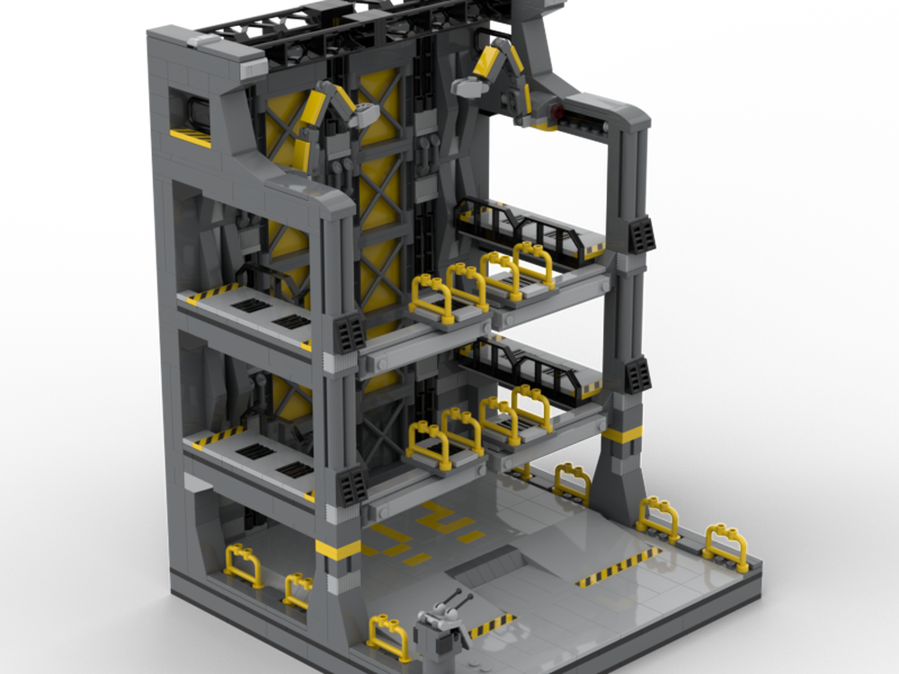 LEGO MOC Mech Hangar by Mh.bricks | Rebrickable - Build with LEGO