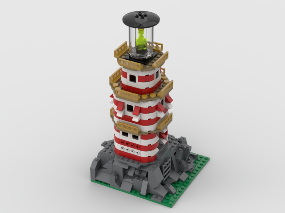LEGO MOC Lighthouse by justinbricks1 | Rebrickable - Build with LEGO