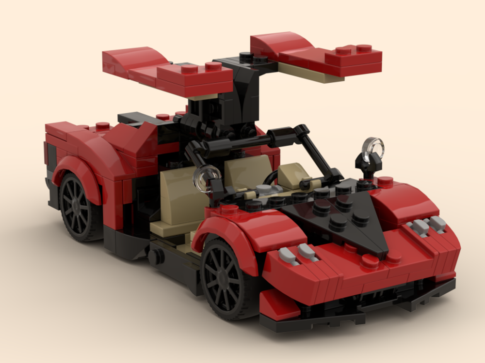 LEGO MOC Pagani Huayra 4in1 by Xayabricks | Rebrickable - Build with LEGO
