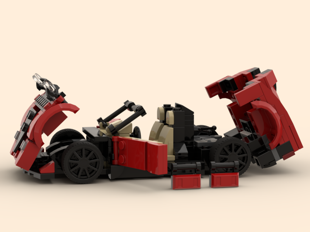 Lego Moc Pagani Huayra 4in1 By Xayadude Rebrickable Build With Lego