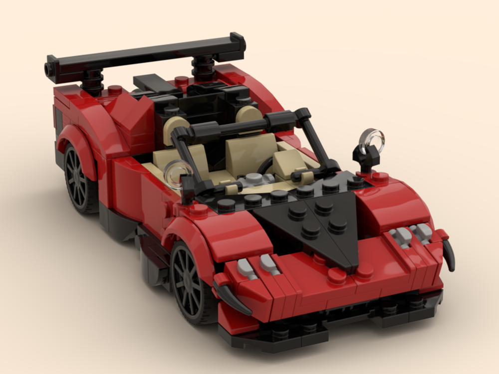 LEGO MOC Pagani Huayra 4in1 by Xayadude | Rebrickable - Build with LEGO