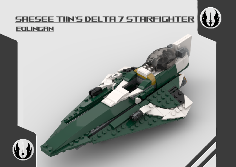 LEGO MOC Saesee Tiin's Delta 7 Starfighter by Eolingan | Rebrickable ...