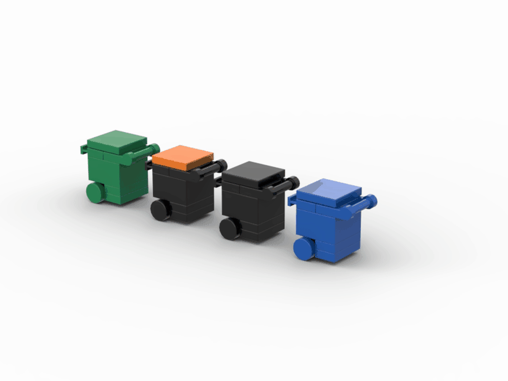 LEGO MOC City garbage container by Toothpick-NL | Rebrickable - Build ...