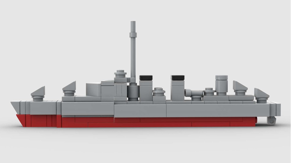 Lego Moc Hms Tribal By Rmc1138 Rebrickable Build With Lego