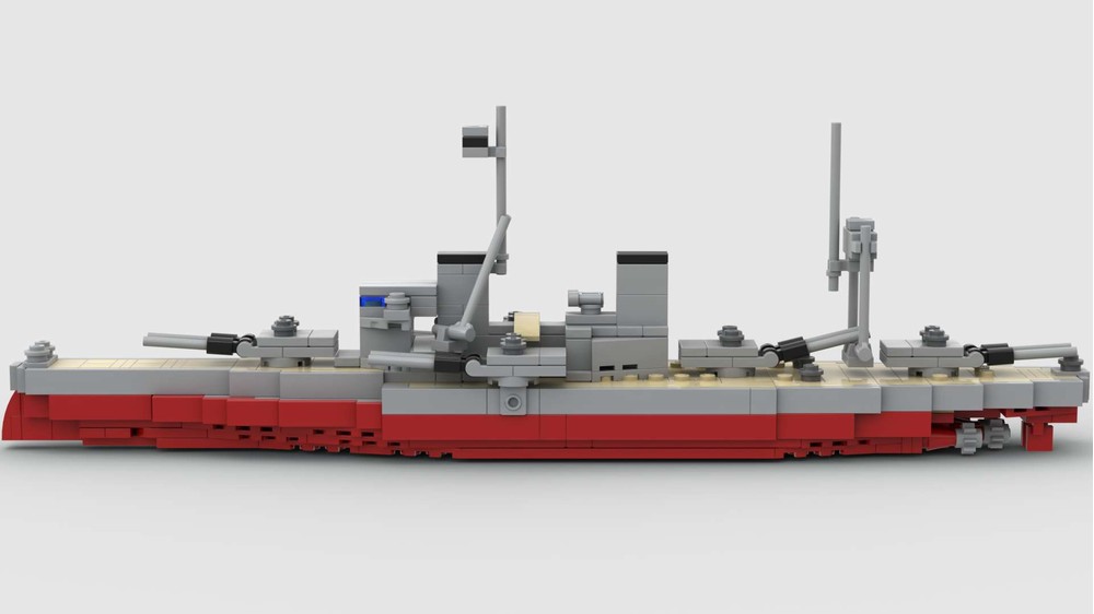 Lego Moc Hms Dreadnought By Rmc1138 Rebrickable Build With Lego