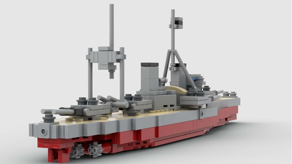 Lego Moc Hms Dreadnought By Rmc1138 Rebrickable Build With Lego