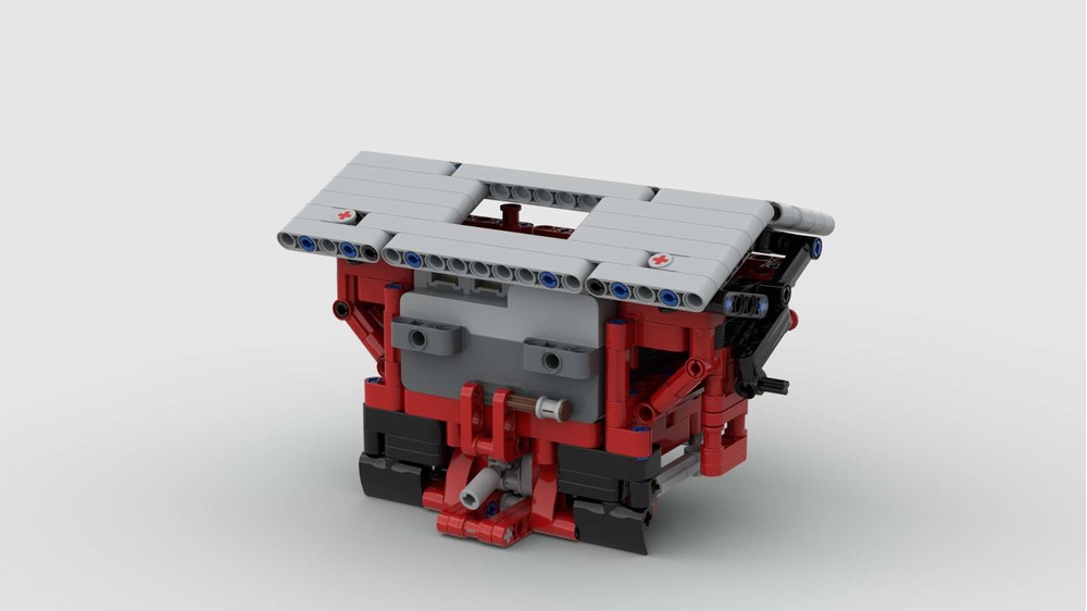 Lego Moc Fertilizer Spreader With Kuhn Color Scheme By Falconluan