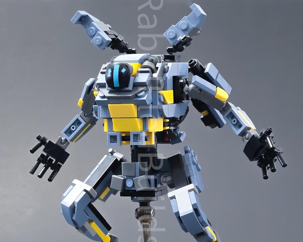 LEGO MOC Northstar Prime Titan from Titanfall 2 by RabidFleaBuilds | Rebrickable - Build with LEGO