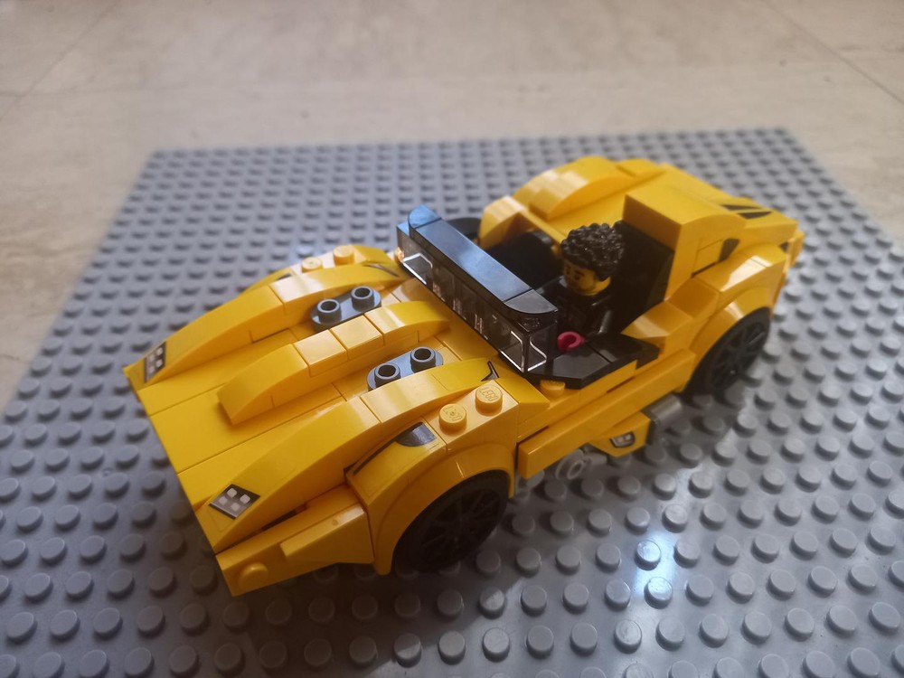 LEGO MOC Corvette Stingray Yellow by Cegeha Elbe | Rebrickable - Build ...