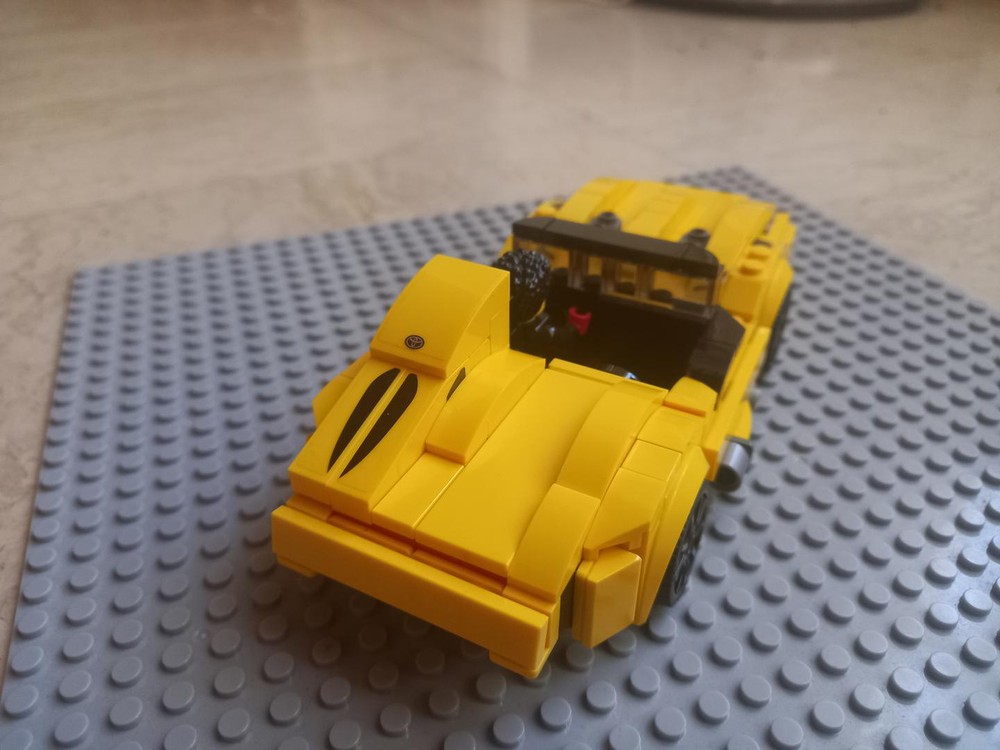 LEGO MOC Corvette Stingray Yellow by Cegeha Elbe | Rebrickable - Build ...