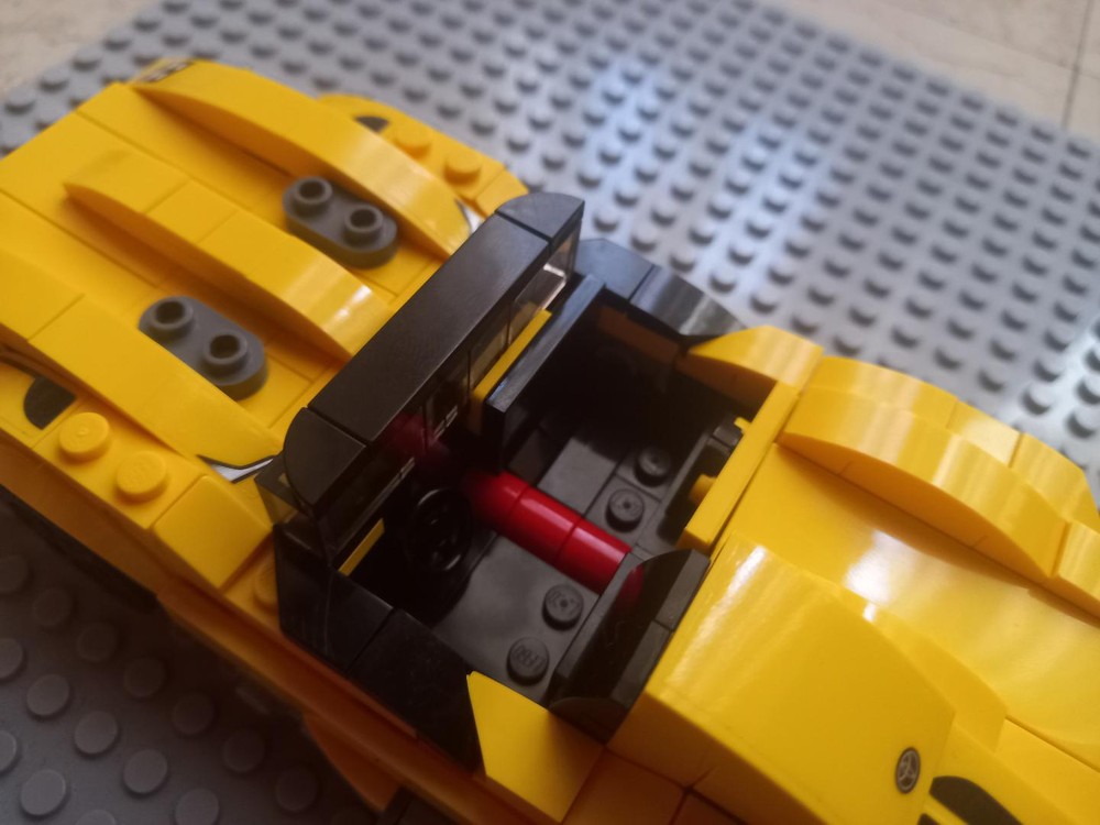 LEGO MOC Corvette Stingray Yellow by Cegeha Elbe | Rebrickable - Build ...