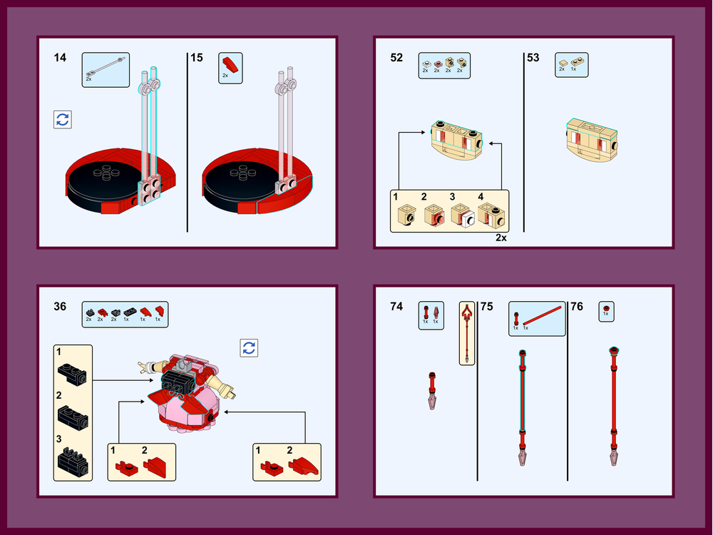 LEGO MOC Touhou - Remilia Scarlet by lavishlump | Rebrickable - Build ...