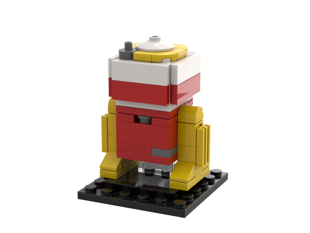 LEGO MOC L3-GO Brickheadz by Ant0noo | Rebrickable - Build with LEGO
