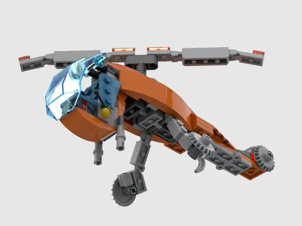 Lego Moc 60192 Cargo Helicopter By Nkende Rebrickable Build With Lego