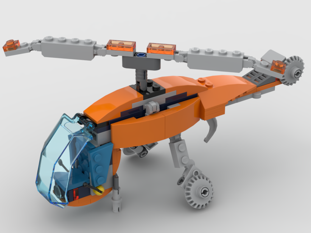 LEGO MOC 60192 - Cargo Helicopter by nkende | Rebrickable - Build with LEGO