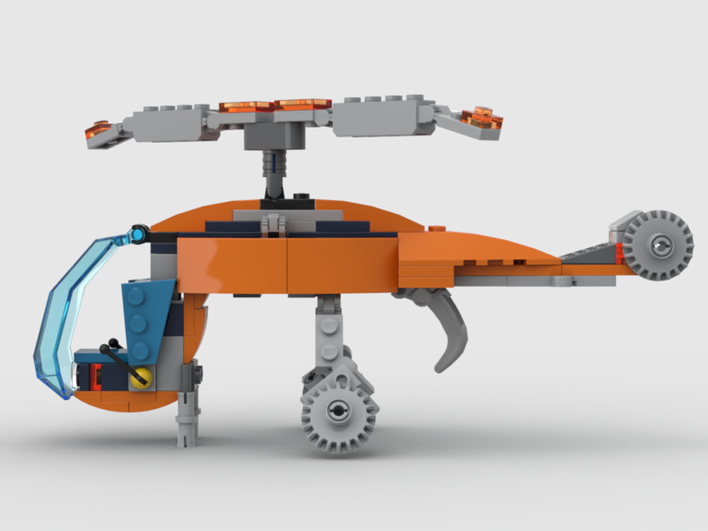 LEGO MOC 60192 - Cargo Helicopter by nkende | Rebrickable - Build with LEGO