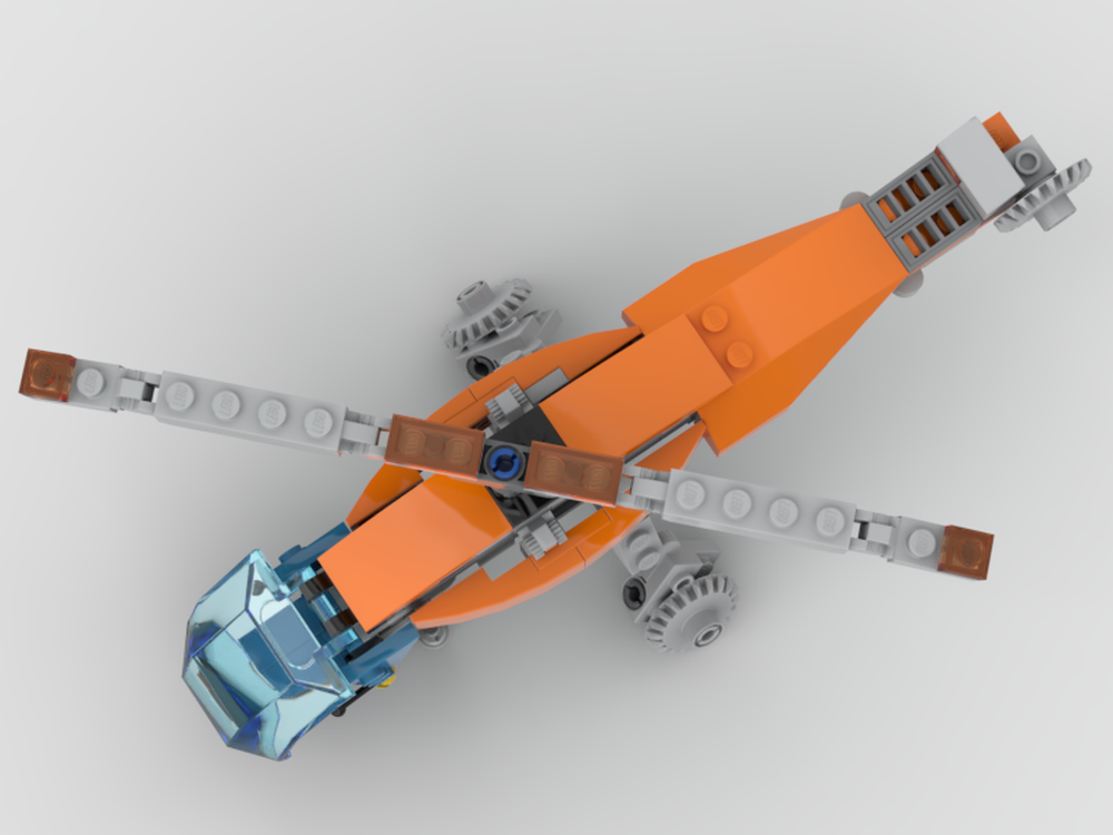 Lego Moc 60192 Cargo Helicopter By Nkende Rebrickable Build With Lego