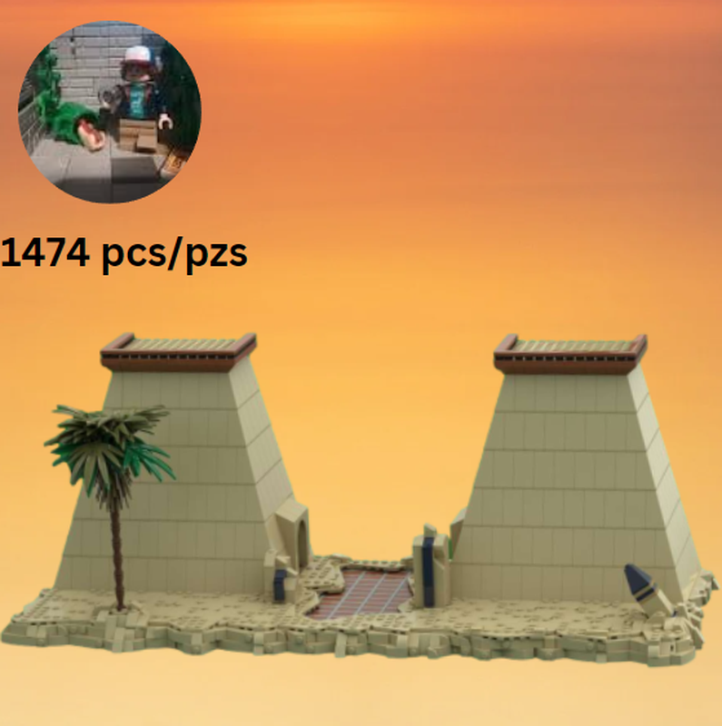 LEGO MOC Pyramid by dokladnyklocek | Rebrickable - Build with LEGO