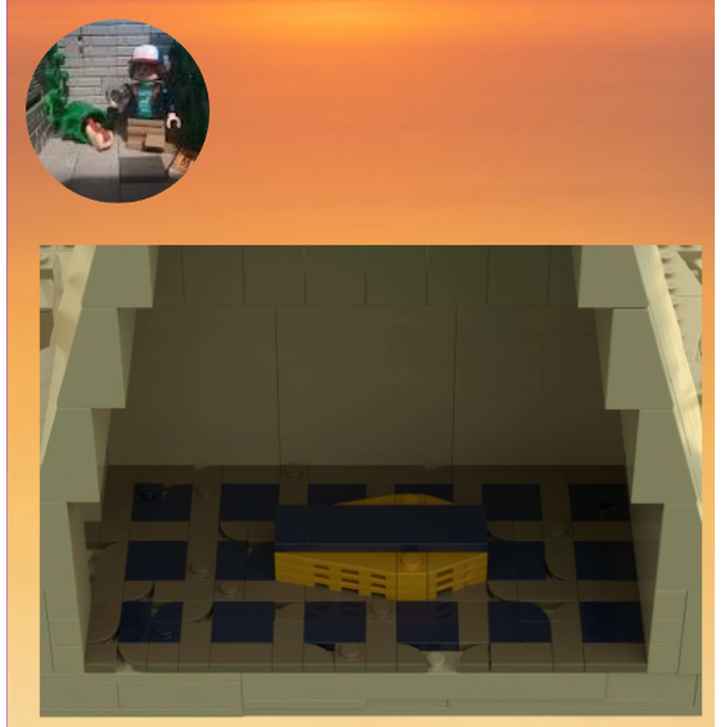 LEGO MOC Pyramid by dokladnyklocek | Rebrickable - Build with LEGO