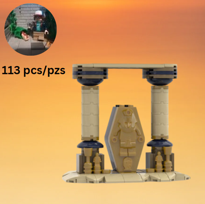 LEGO MOC Coffin in the desert by dokladnyklocek | Rebrickable - Build ...