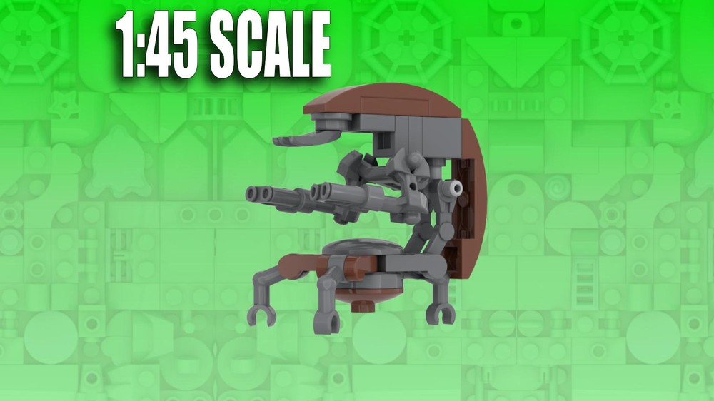 LEGO MOC Minifigure Scale Droideka by Master Mouldie | Rebrickable ...
