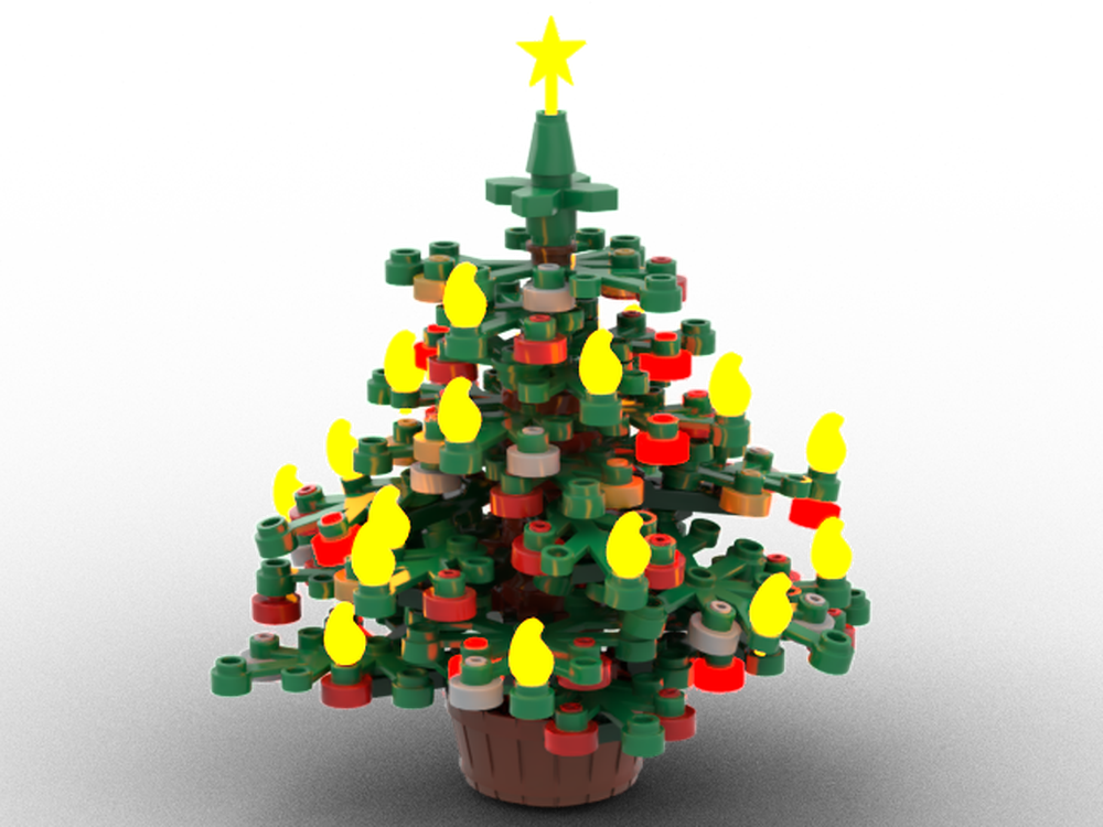LEGO MOC Christmas Tree by Cegeha Elbe | Rebrickable - Build with LEGO