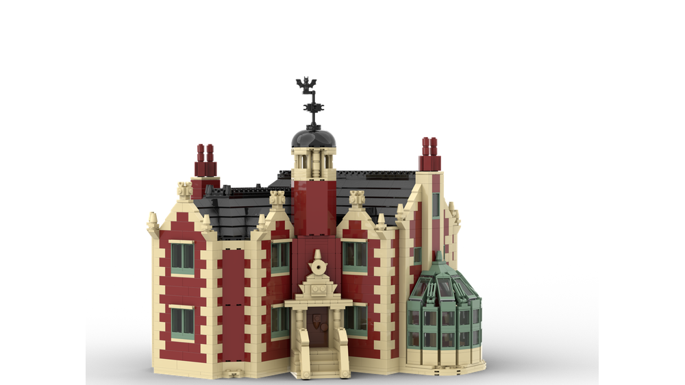 Lego Moc The Haunted Mansion House Only By Andretect Rebrickable