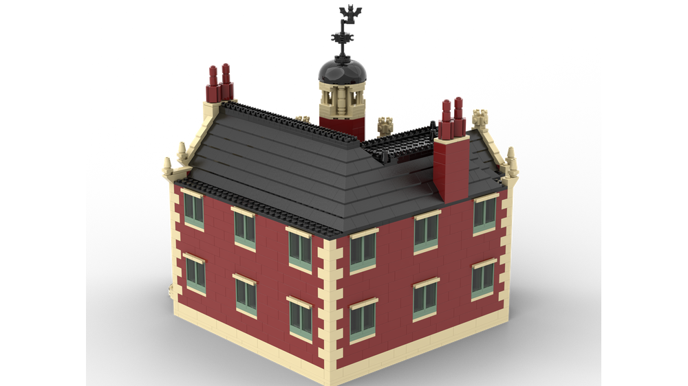 Lego Moc The Haunted Mansion House Only By Andretect Rebrickable