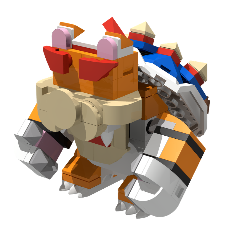 LEGO MOC Meowser by King_Slime_The_3rd | Rebrickable - Build with LEGO