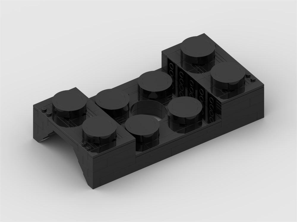 LEGO MOC Upscaled 2x4 mudguard by Briquoleur | Rebrickable - Build with ...