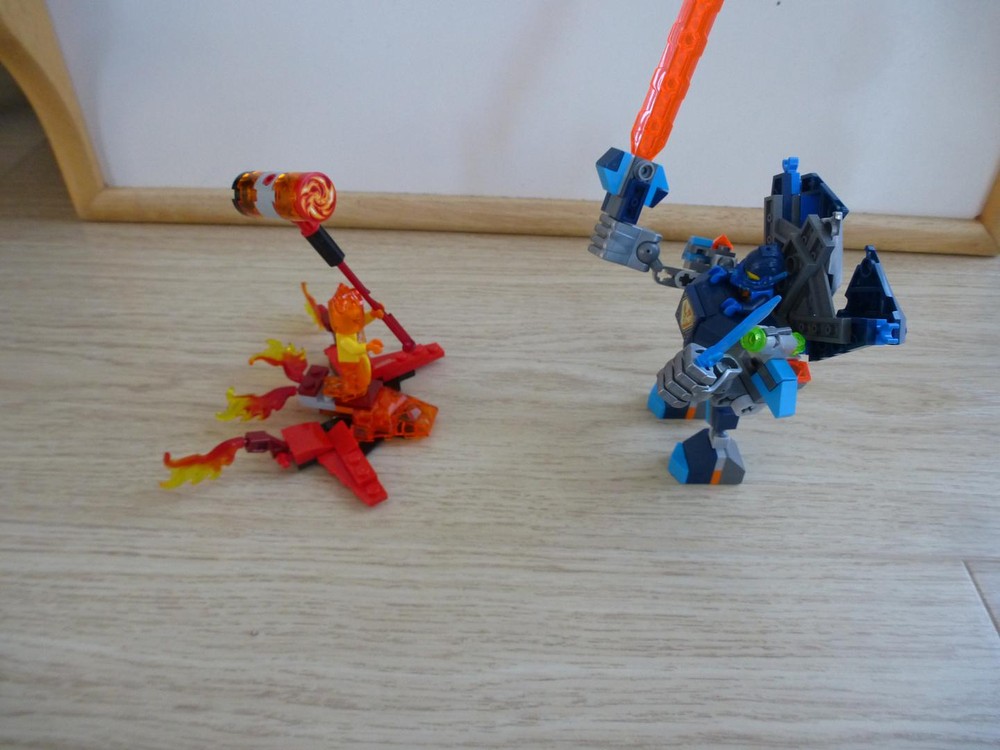 LEGO MOC Mega battle: Clay's bot [with jet] vs Flamy's X-wing by ...