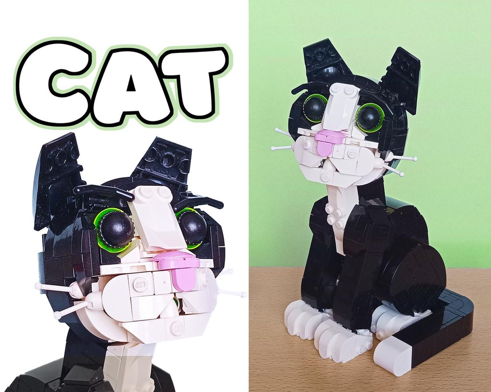 LEGO MOC Cat by NikiFilik | Rebrickable - Build with LEGO