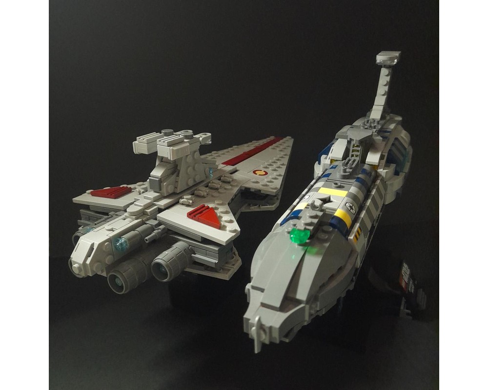LEGO MOC Venator Class Starship by KroczkoBricks | Rebrickable - Build ...
