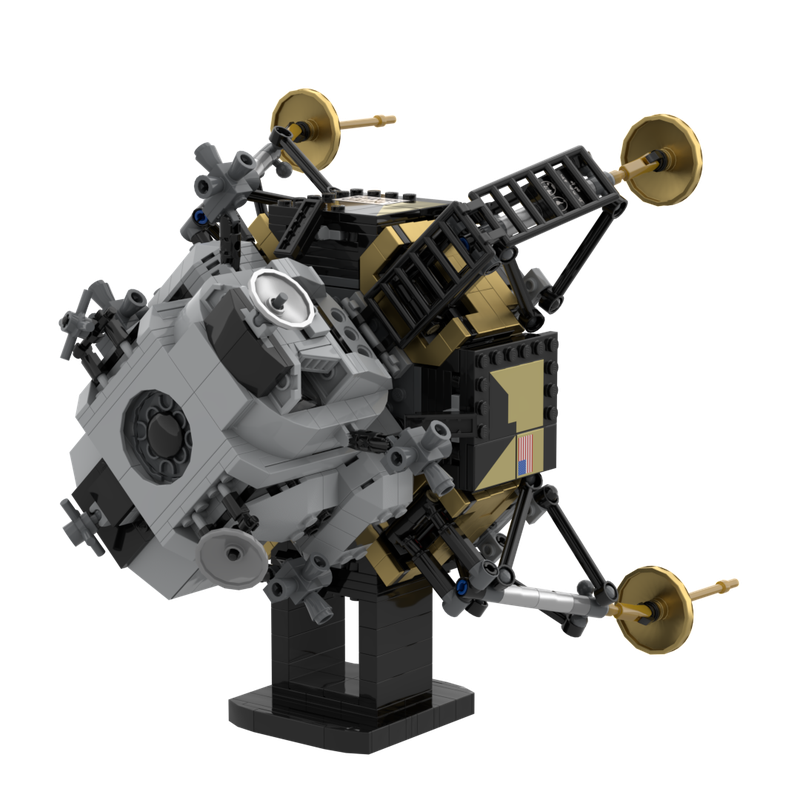 LEGO MOC Lunar Lander stand by zeegiraf | Rebrickable - Build with LEGO