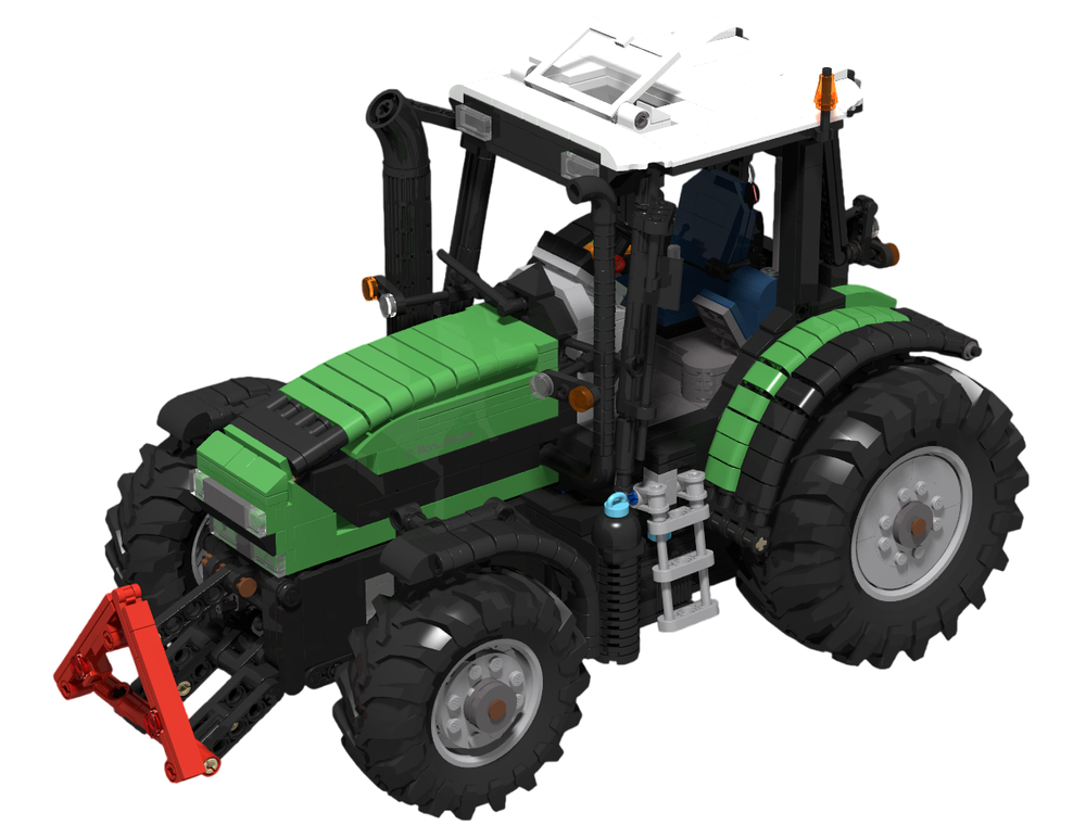 LEGO MOC Tractor Deutz-Fahr Agrotron TTV610 (power functions) by Ron_bricks | Rebrickable ...