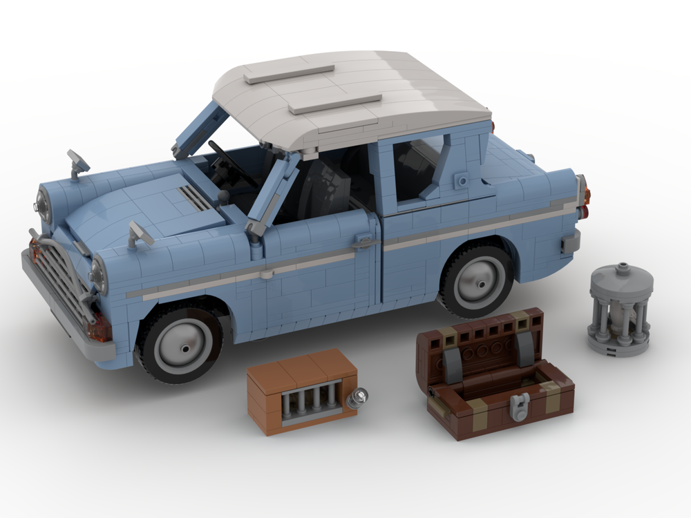 LEGO MOC UCS Style Flying* Ford Anglia 105E by iprice | Rebrickable ...