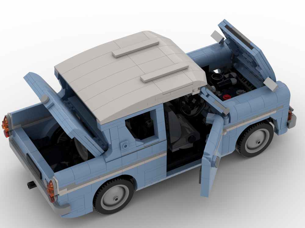 LEGO MOC UCS Style Flying* Ford Anglia 105E by iprice | Rebrickable ...