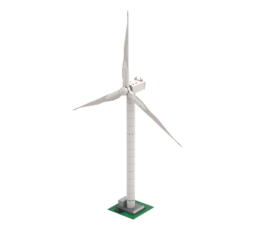LEGO MOC Wind Turbine by Dylan_CH | Rebrickable - Build with LEGO