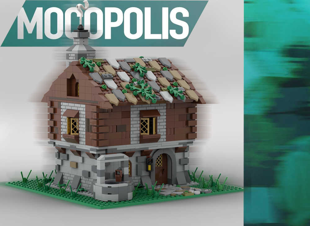 LEGO MOC Rustic Medieval 2-story House by MOCOPOLIS | Rebrickable ...