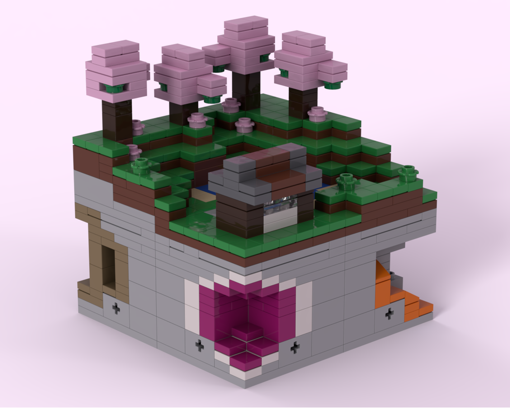 LEGO MOC-191910 Micro World - Cherry Blossom Biome by legobičas ...