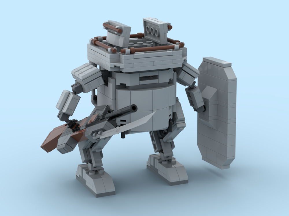LEGO MOC Dieselpunk Mech "Iron Legionaire" by tingdrason | Rebrickable ...