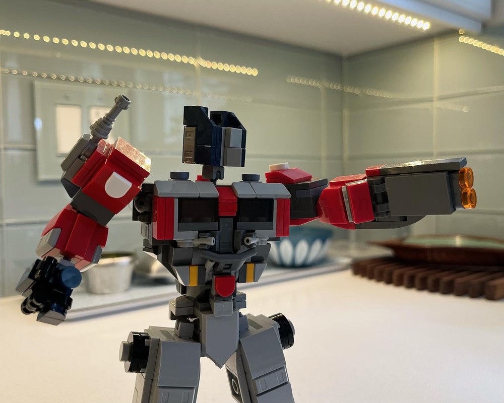 LEGO MOC Optimus Prime (Does not transform) by gmanbricks_ | Rebrickable - Build with LEGO