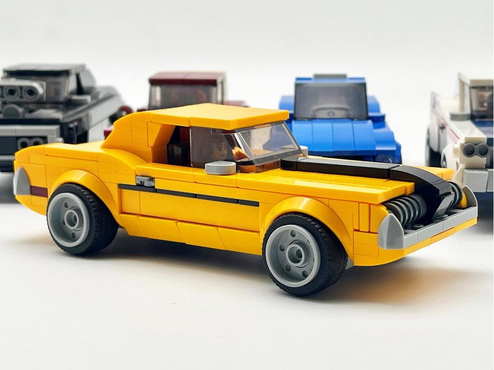 LEGO MOC Muscle Car Vehicle Pack #3 by IBrickedItUp | Rebrickable ...