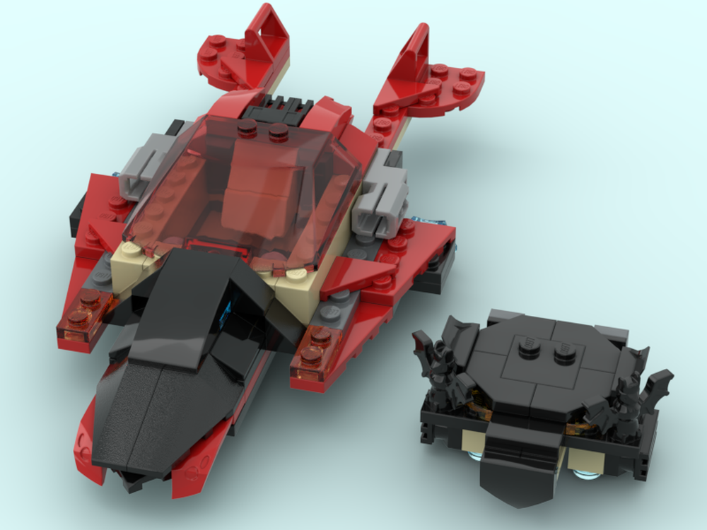LEGO MOC 76244 Dropship by thekitchenscientist | Rebrickable - Build ...