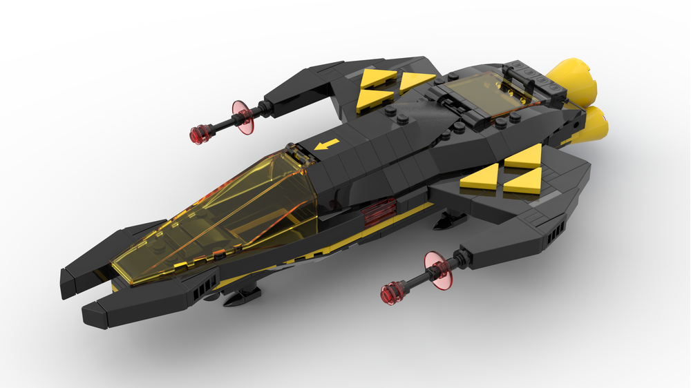 Lego Moc Blacktron Galactic Bounty Hunters Ship By Matthewbrozek