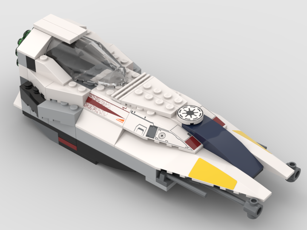 LEGO MOC White Starship by Falconeagle117 | Rebrickable - Build with LEGO