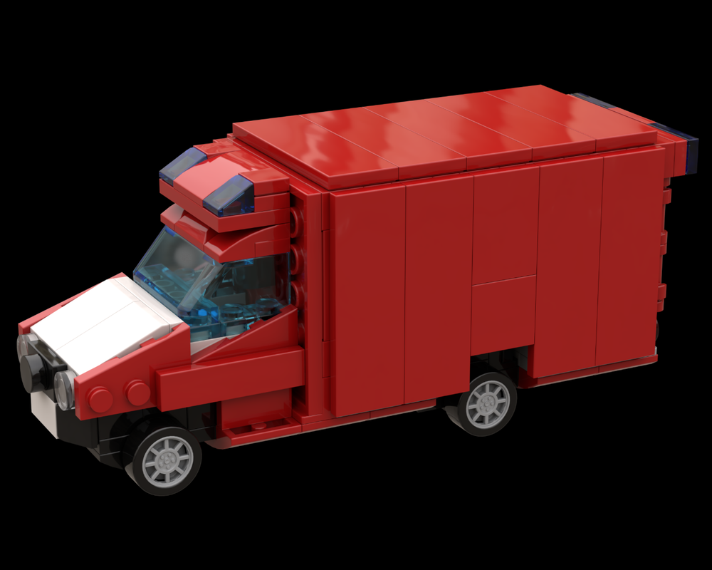 LEGO MOC Red Ambulance (modified Mercedes Sprinter 519 CDI) by Kiwo ...